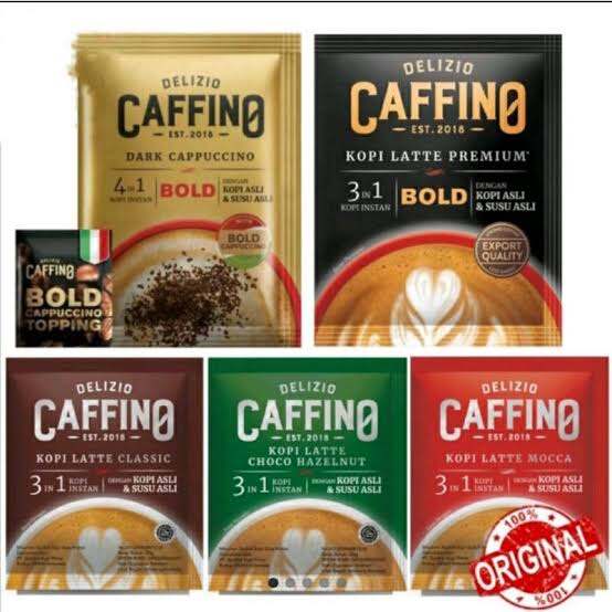 Delizio Caffino Kopi Latte Premium 3in1 (renceng) | Lazada Indonesia
