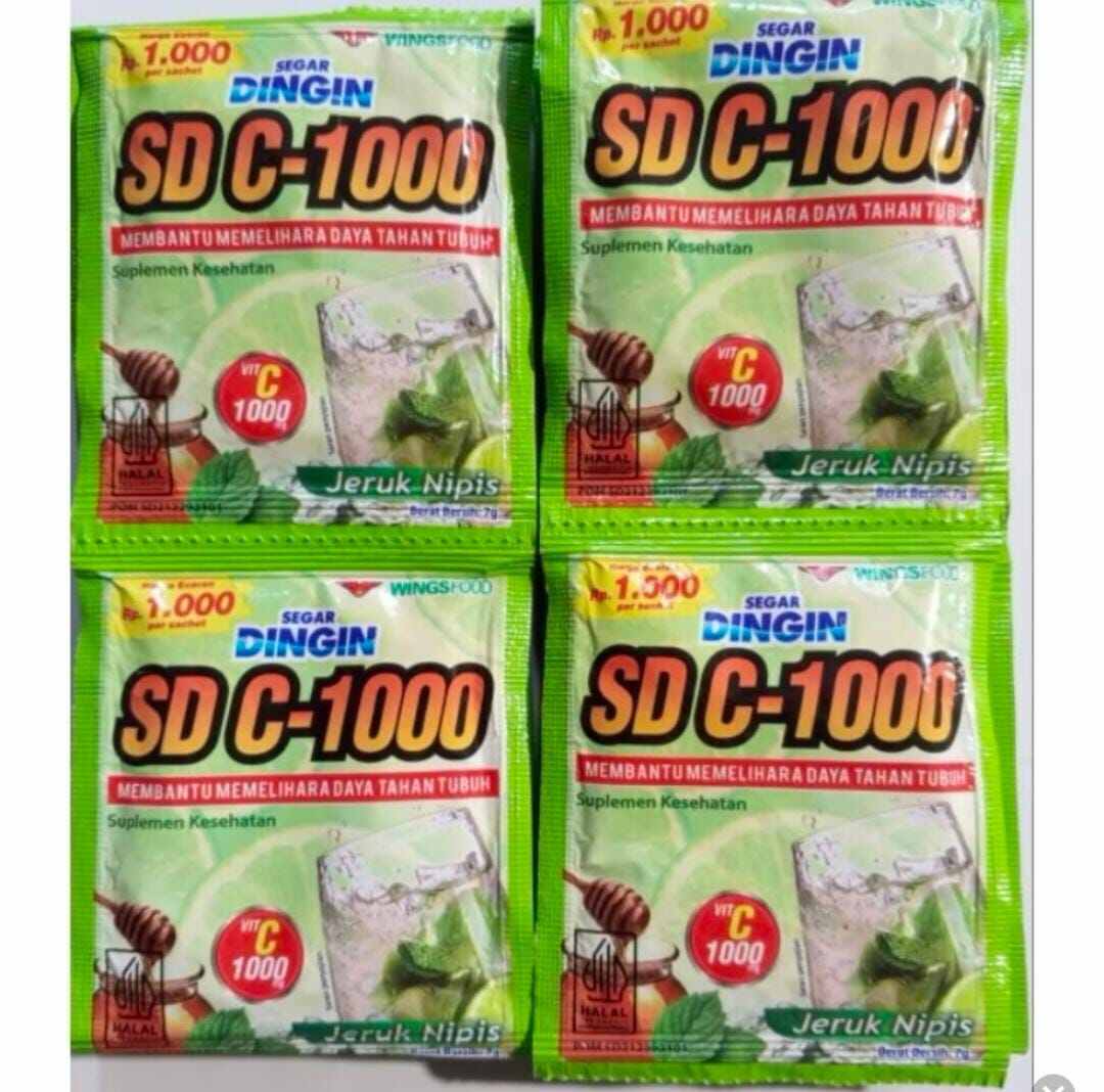 Segar Dingin C-1000 1 Renceng isi 12 Sachet | Lazada Indonesia