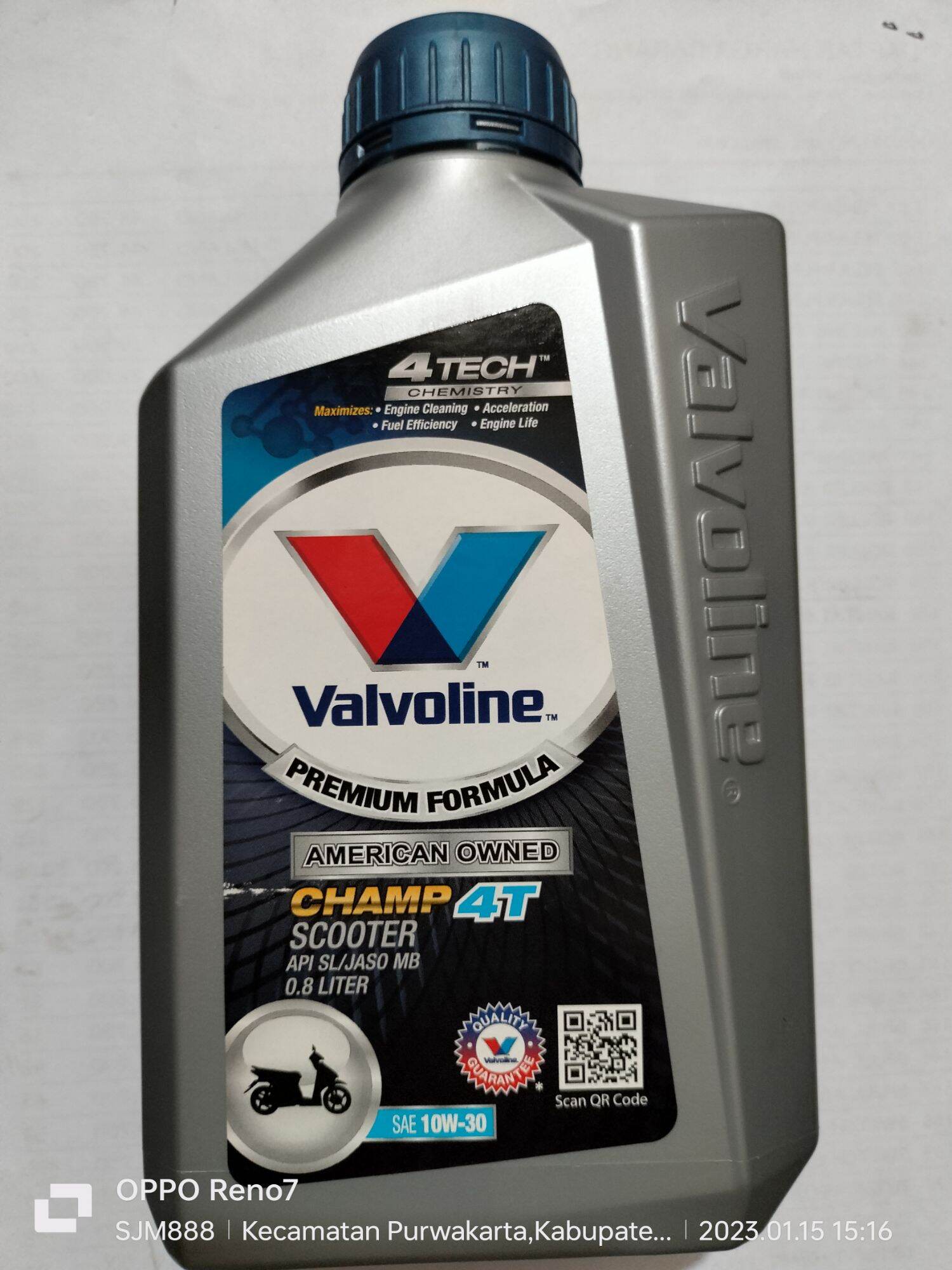 oli valvoline sae 10w-30 matic scooter 4T | Lazada Indonesia