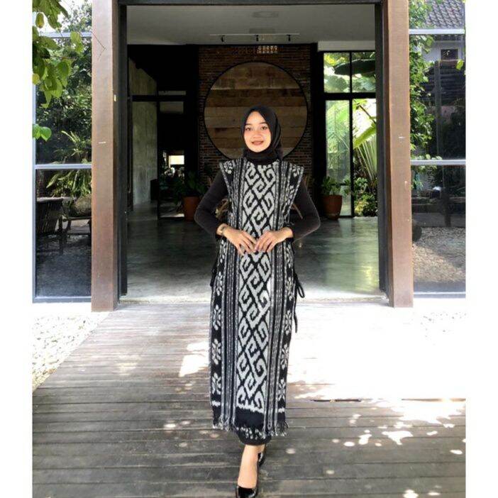 rompi tenun-rompi ikat pinggang samping-dress tenun-baju tenun | Lazada ...