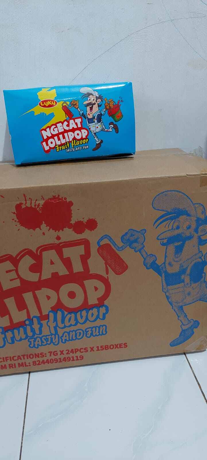 Permen Ngecat Lollipop isi 24 pcs | Lazada Indonesia