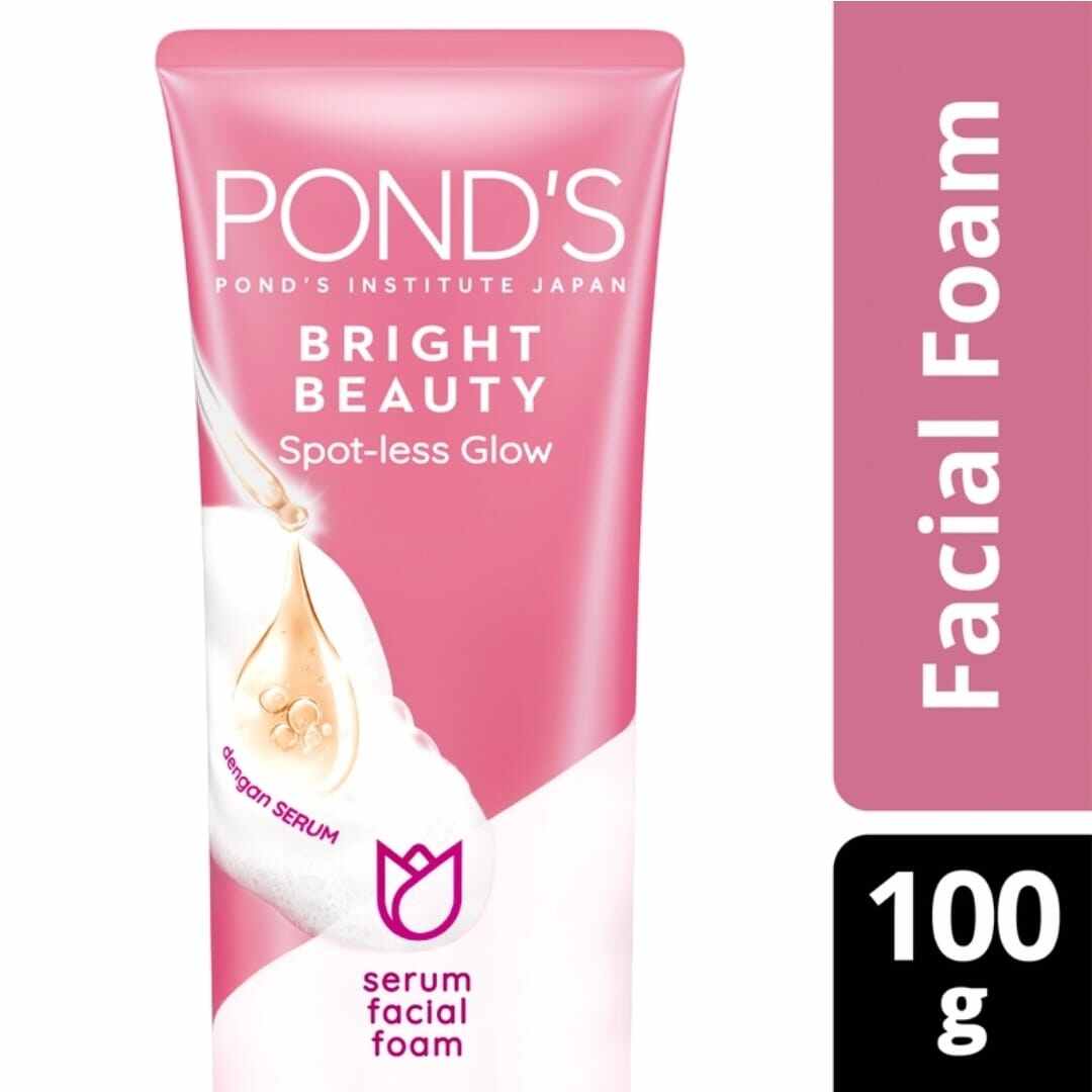 Pons Bright Beauty Serum Facial Foam Sabun Muka With Hyaluronic Acid ...