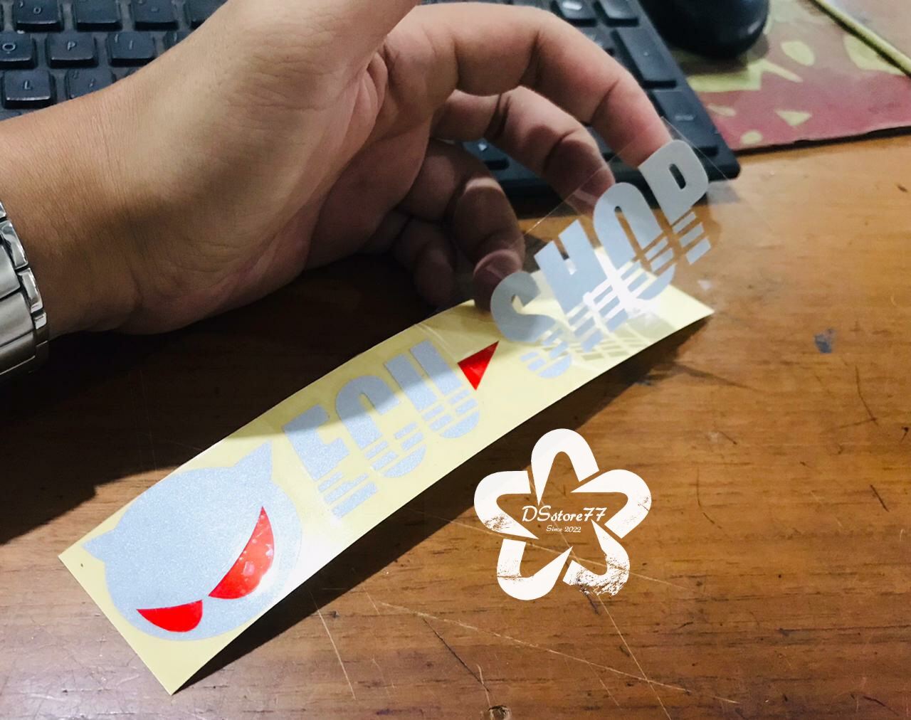 Sticker Jdm Ecu Shop | Lazada Indonesia