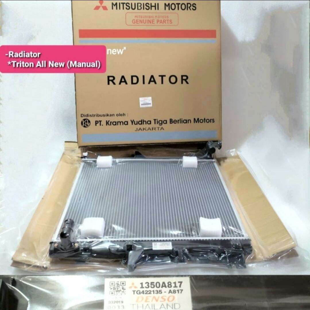 RADIATOR ALL NEW TRITON PAJERO 2016 UP MANUAL 1350A817 ORIGINAL ...