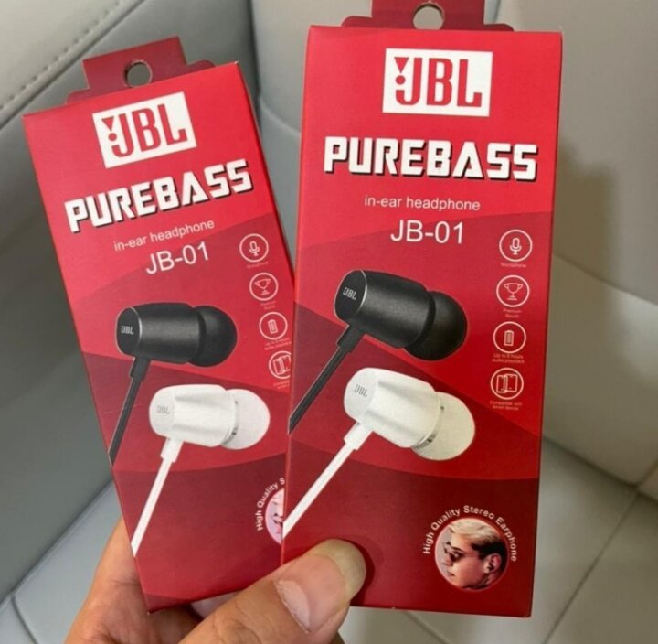 Headset Jb01 Purebass Hf Jb 01 Headphone Jb 01 Lazada Indonesia