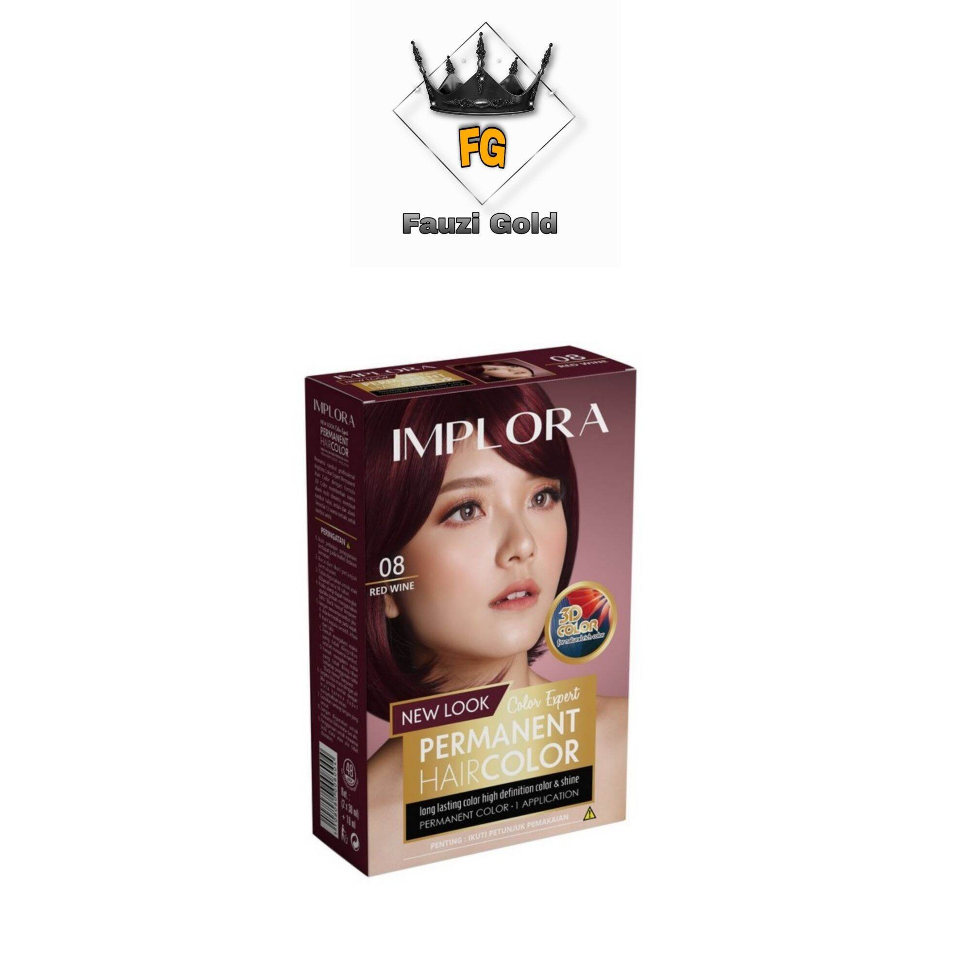 Implora Hair Color Permanent 30gr Cat Rambut Natural | Lazada Indonesia