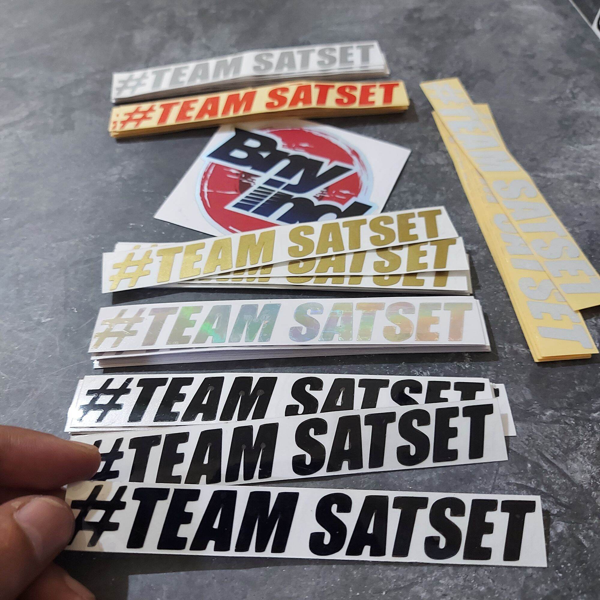 STICKER TEAM SATSET CUTTING | Lazada Indonesia