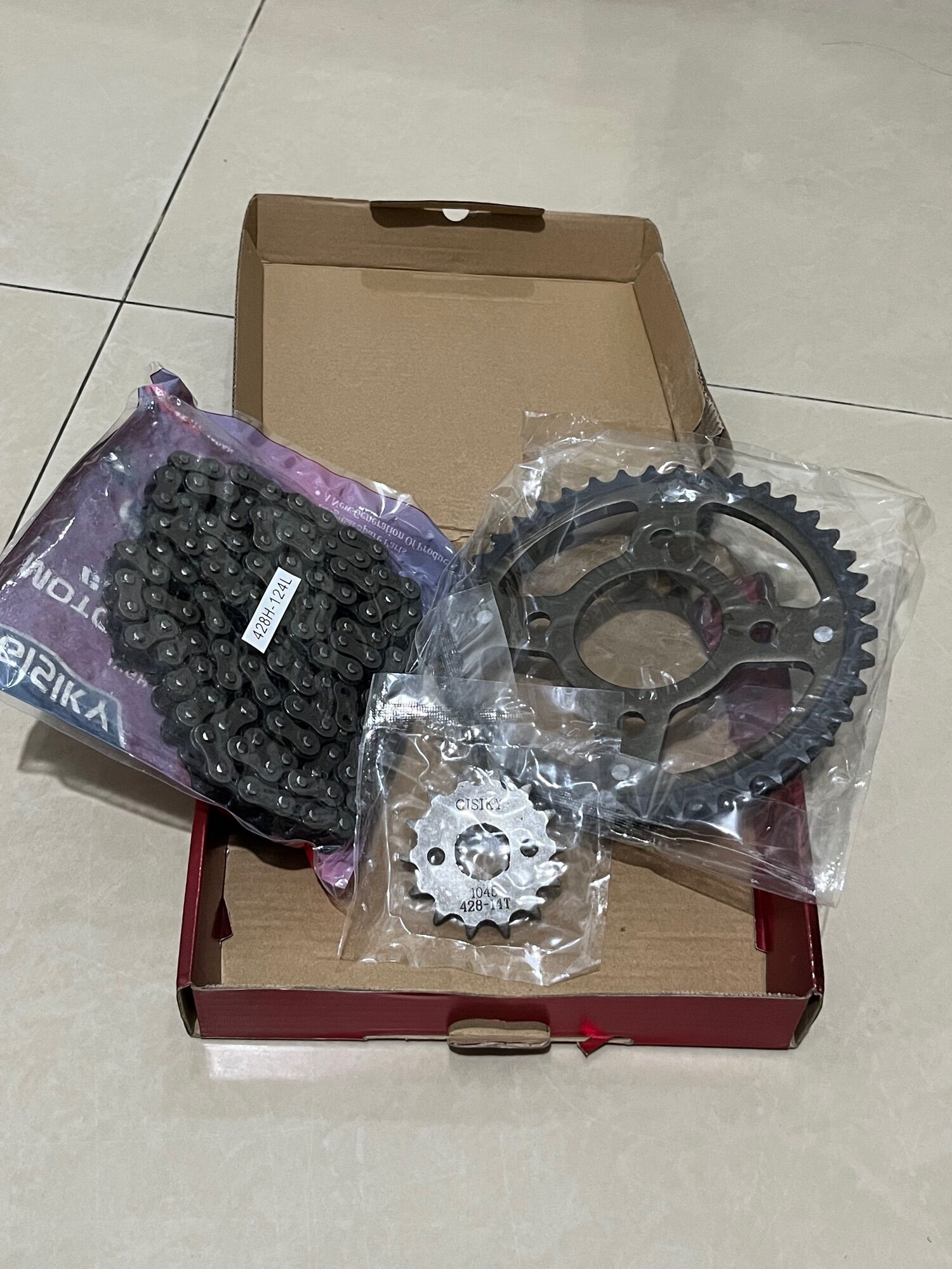 Gear Set-Gear Paket- Gigi Tarik Sepuan Asli MEGAPRO NEW MONOSHOCK ...