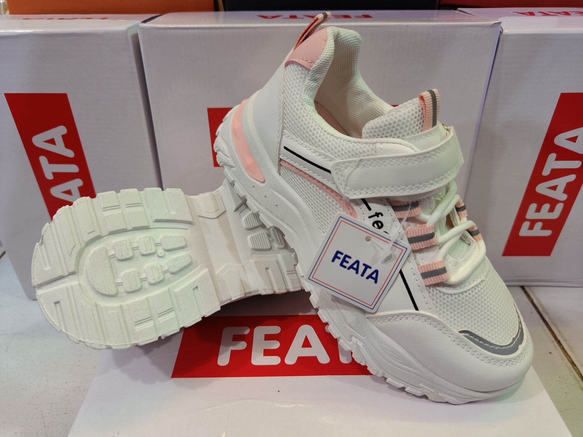 Sepatu Viral FEATA putih (Product ORIGINAL) !! | Lazada Indonesia