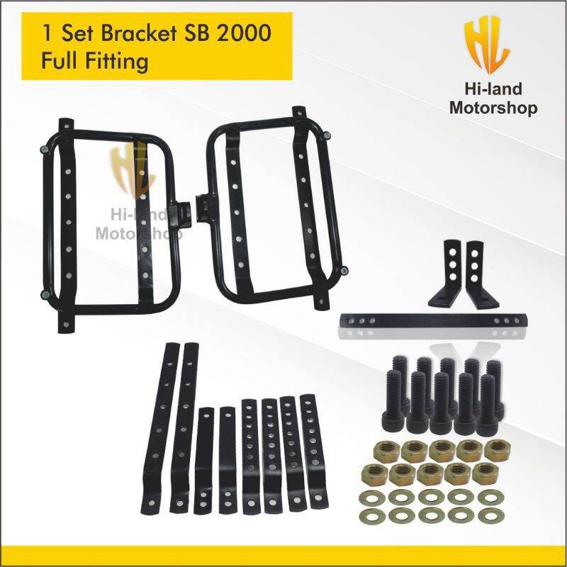 BRACKET SIDE BOX SB 2000 + STABILIZER FULL FITTING UNIVERSAL | Lazada ...