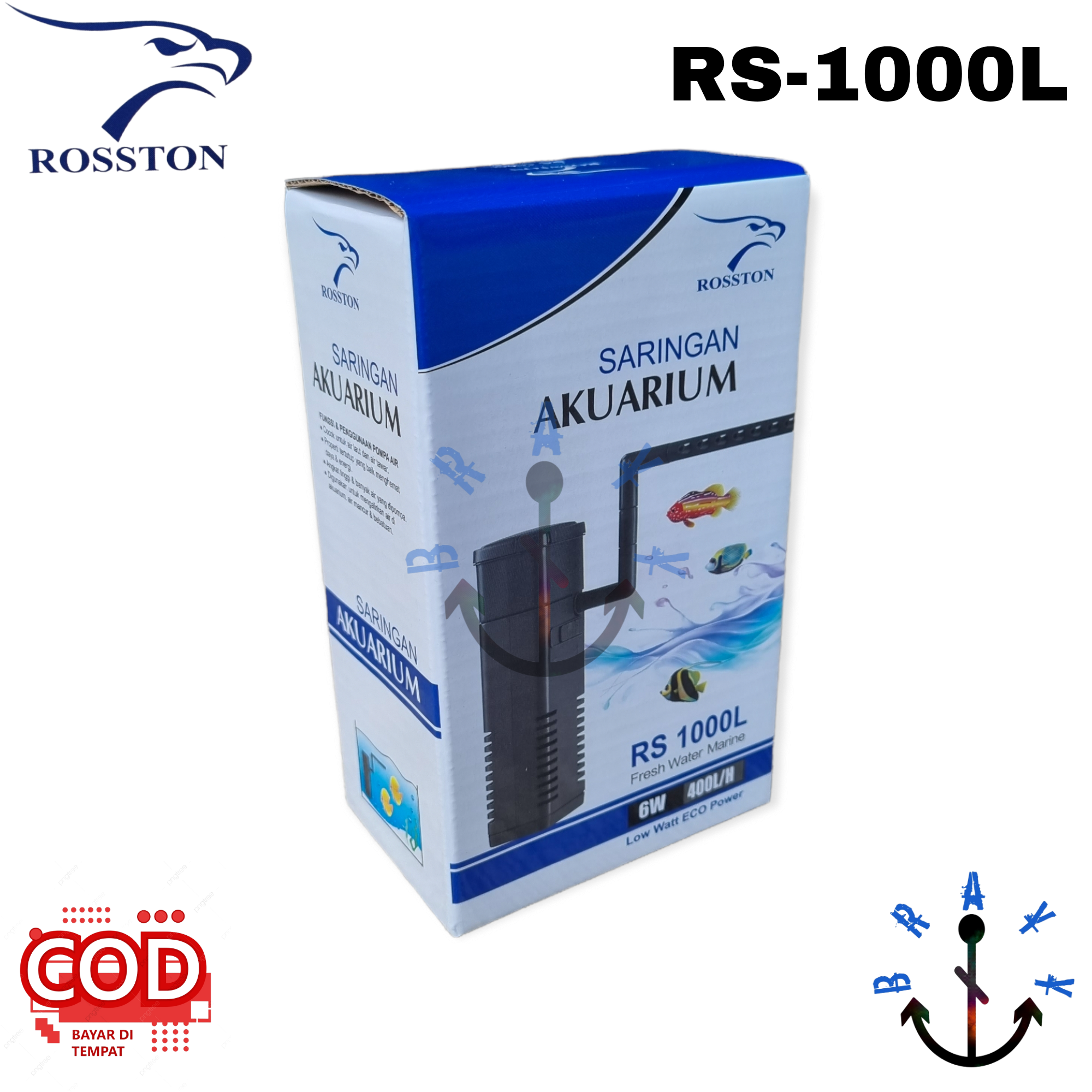 Pompa Rosston RS 1000L Aquarium Internal Filter | Lazada Indonesia