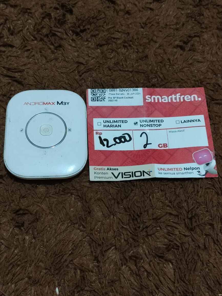 Modem Andromax M3Z,M3Y,M3S plus perdana smartfren 2GB | Lazada Indonesia