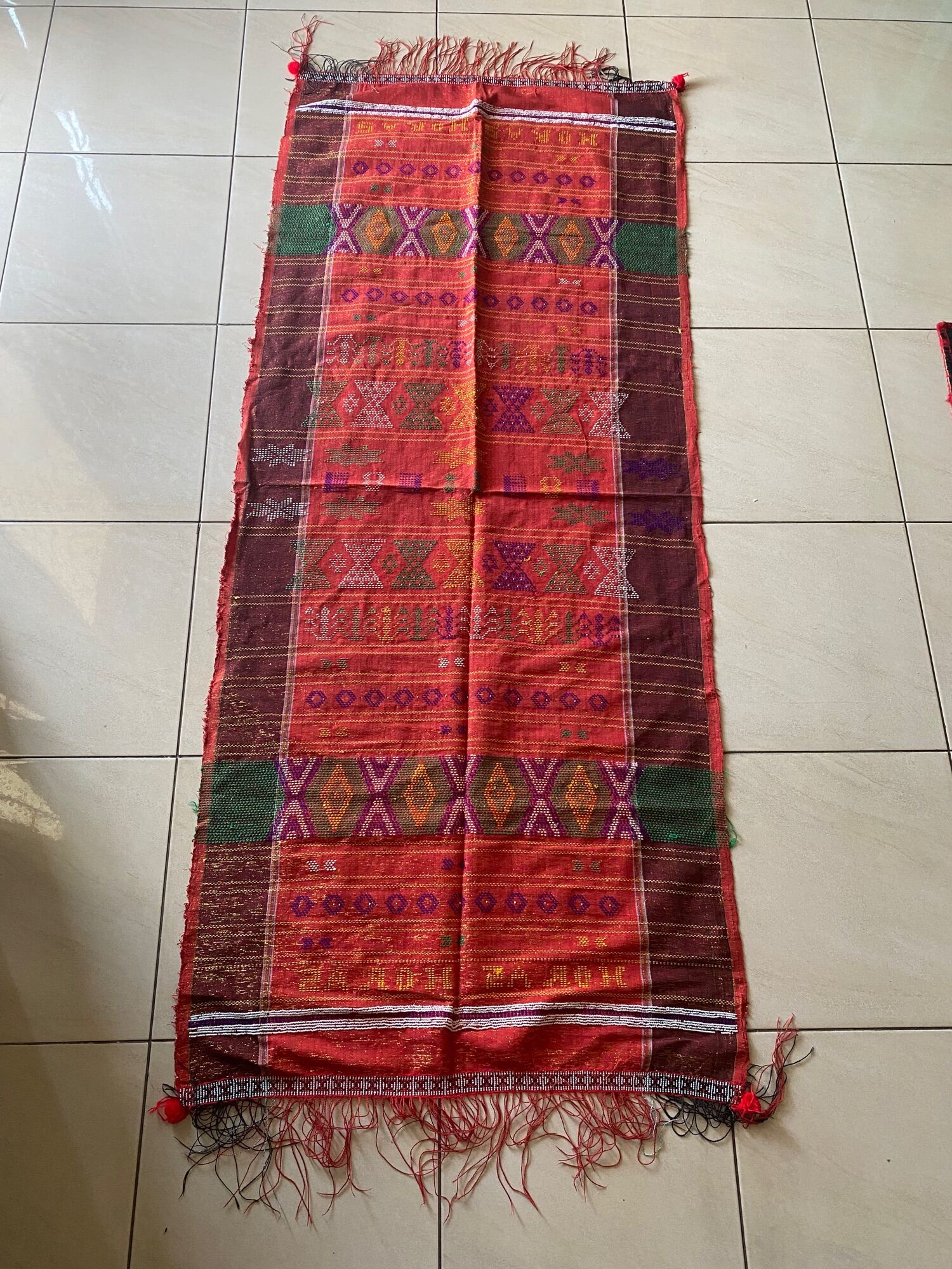 Ulos sadum/ulos sadun/ulos pernikahan/kain batak/ethnic batak/kain adat tradisional/pesta ...