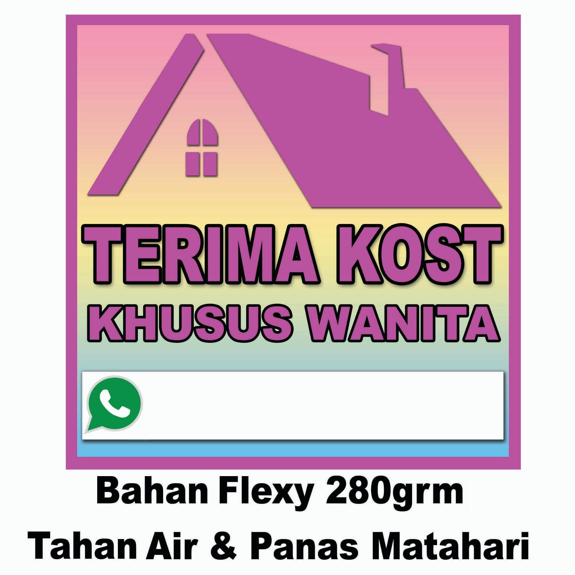 Spanduk Terima Kost Khusus Wanita | Lazada Indonesia