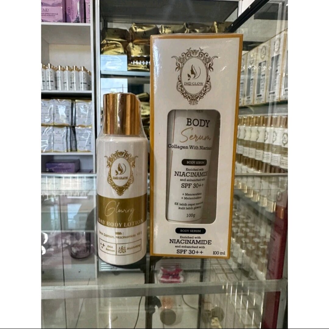Hb Siang Glow up + Body Serum Imd Glow 1000% original | Lazada Indonesia
