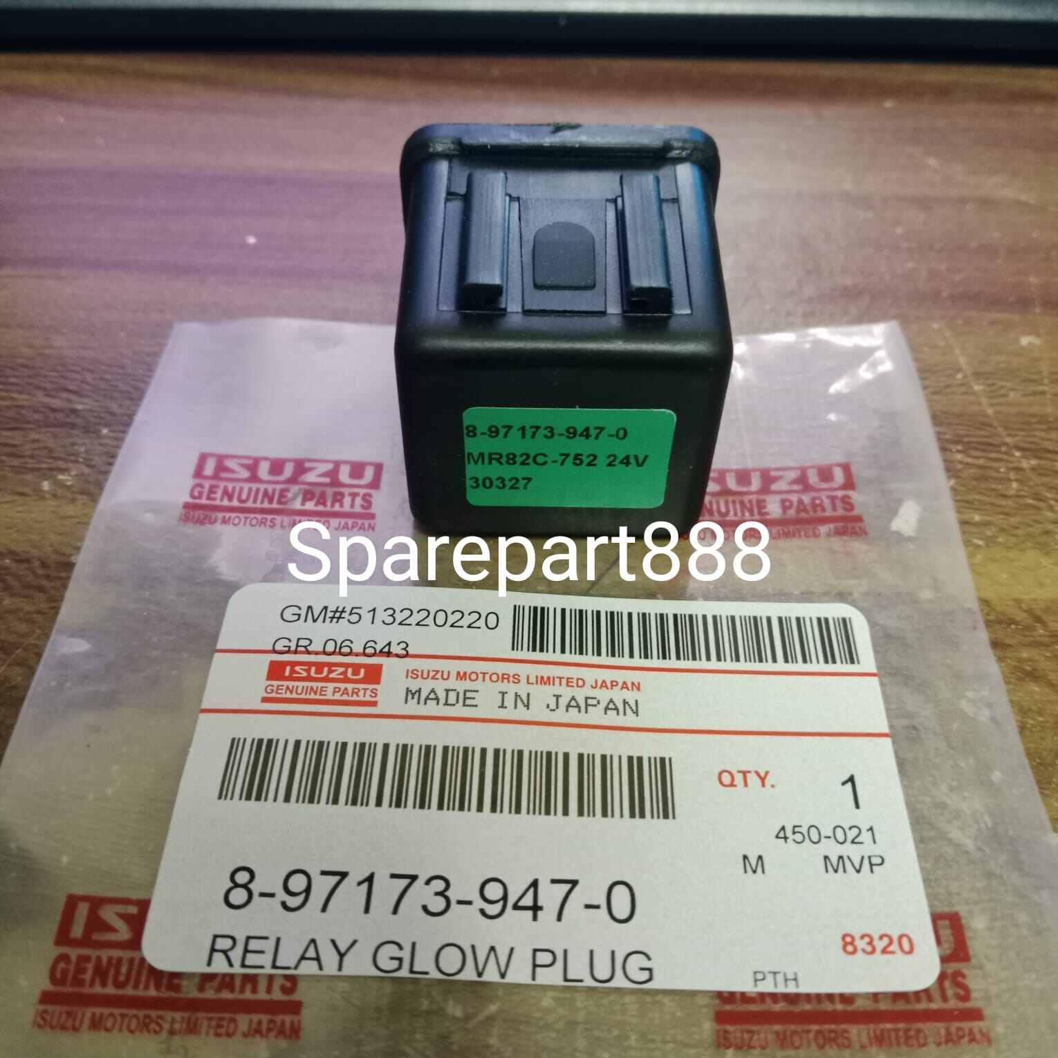 Relay Starter Relay Glow Plug 24V K5 Isuzu NKR71 NKR66 NKR55 Isuzu Giga ...