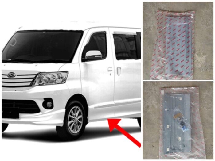 Moulding Bodykit pintu depan mobil Daihatsu Luxio ORI | Lazada Indonesia