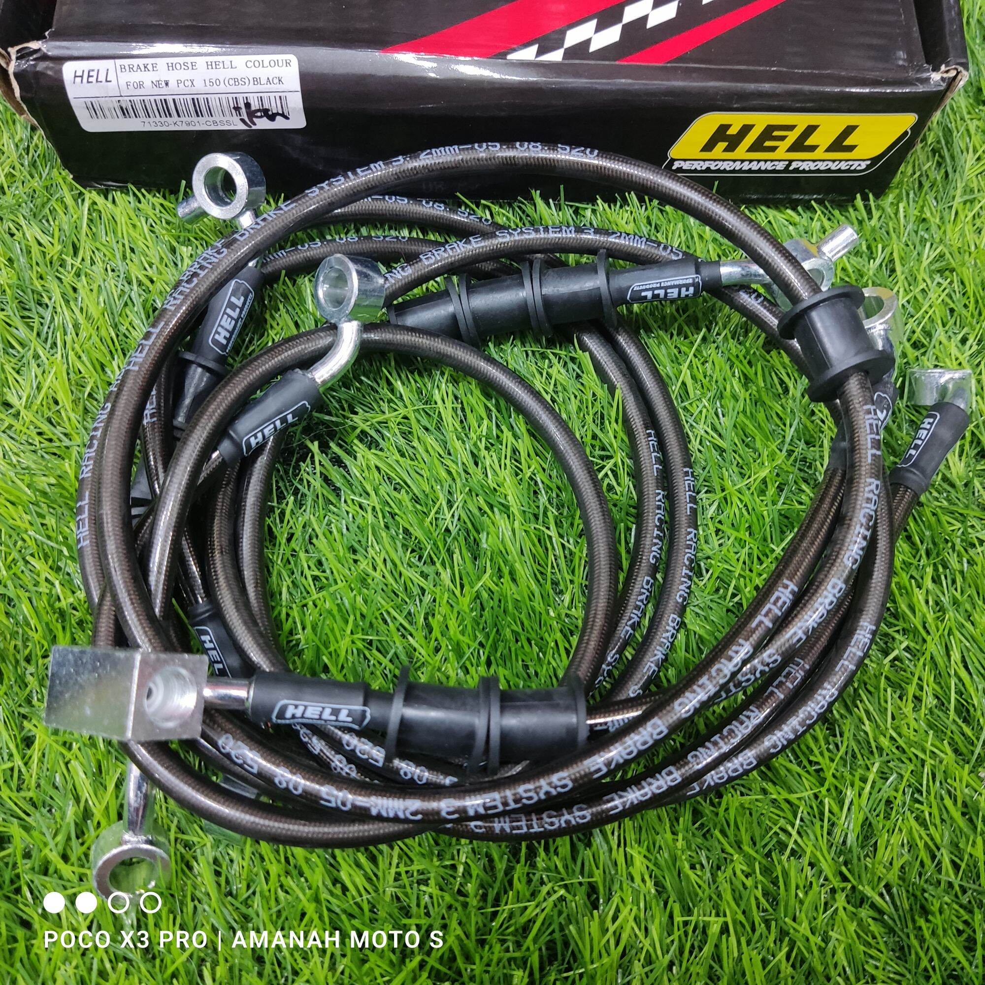 hell selang rem set depan belakang for pcx 150 abs/cbs new old | Lazada ...