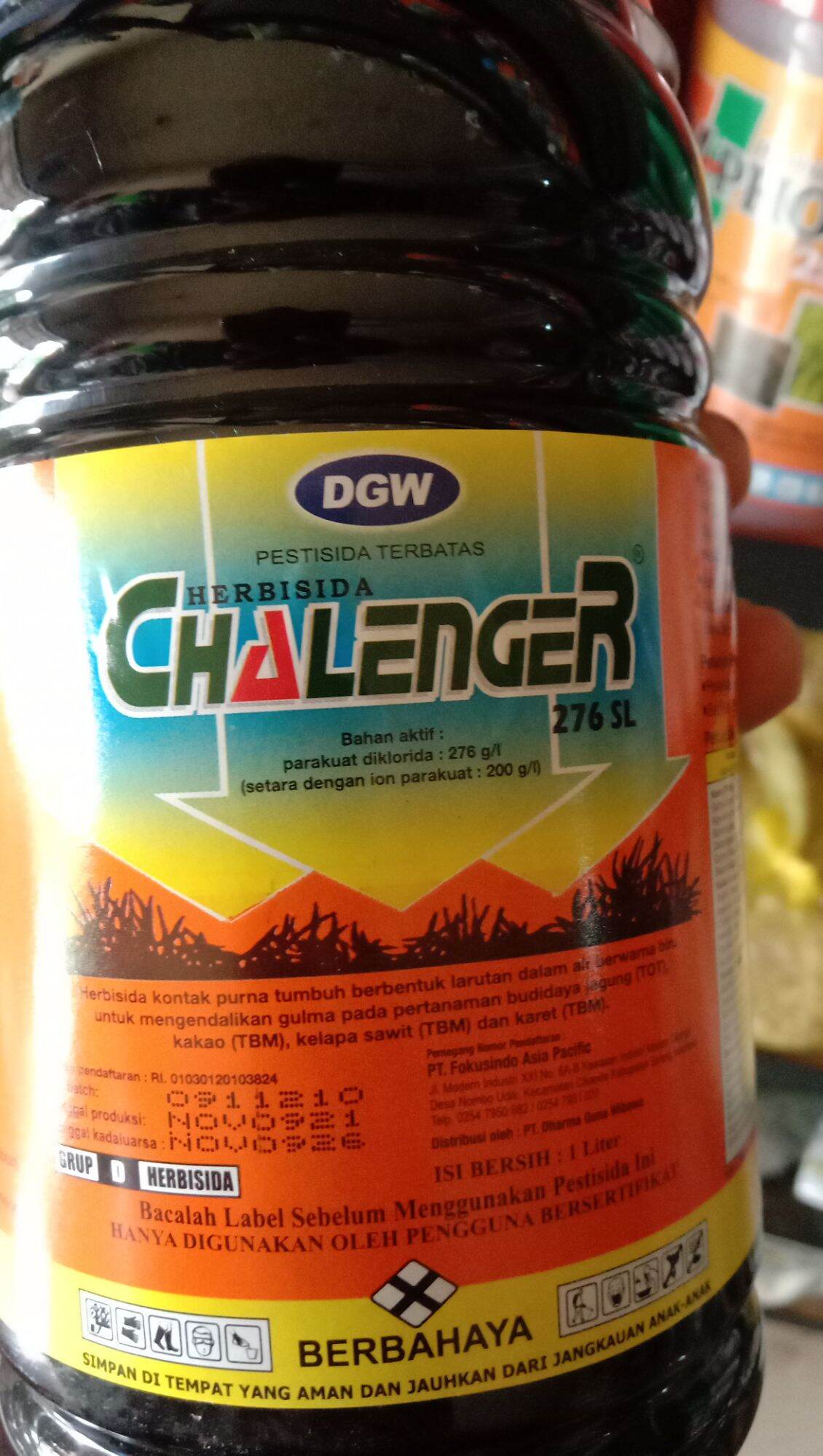 [ 1 LITER ] HERBISIDA CHALENGER // OBAT RUMPUT // PEMBASMI RUMPUT ...