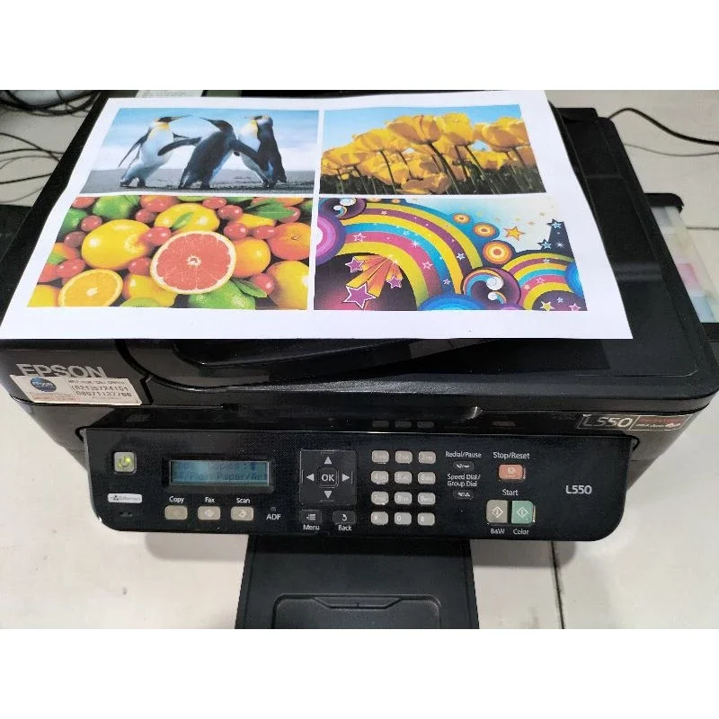Printer epson L550 Second bisa Scan F4/Folio lewat ADF, Nozle full ...