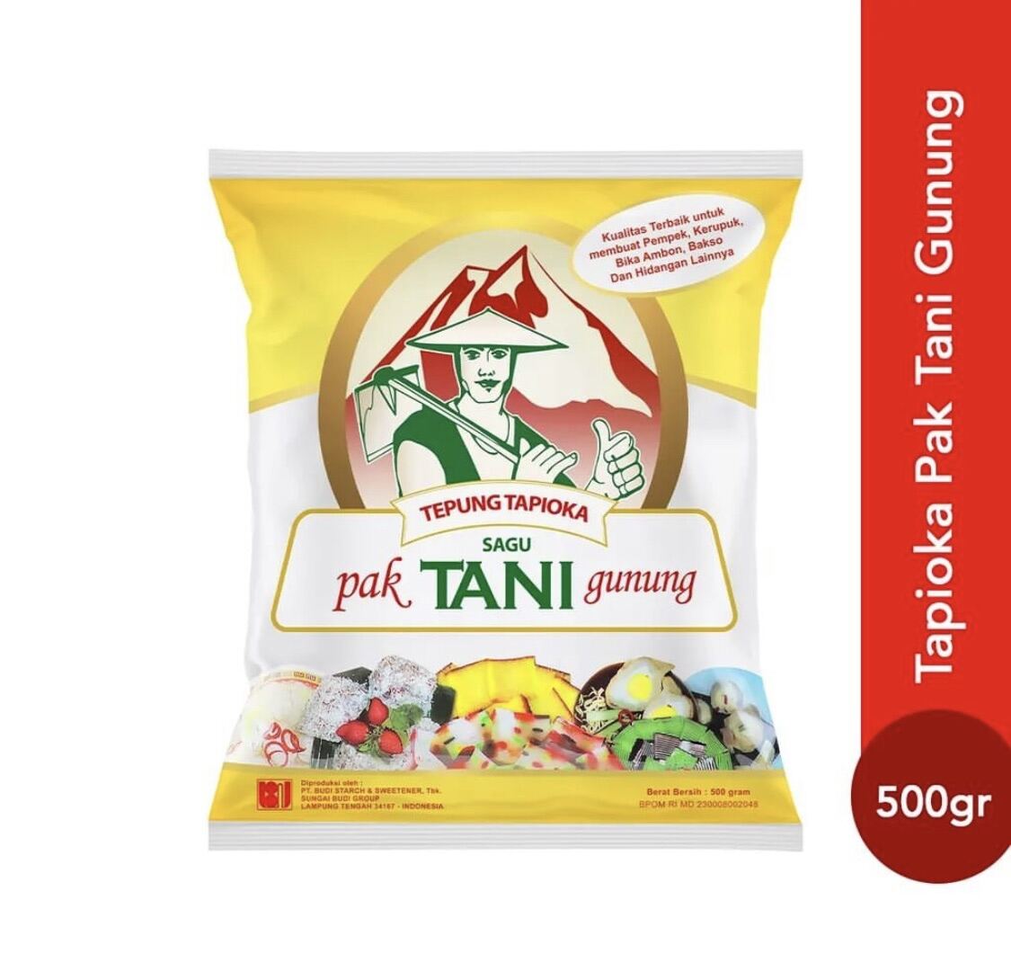 Sagu tani cap pak tani gunung 500 gram / tepung tapioka pak tani gunung | Lazada Indonesia