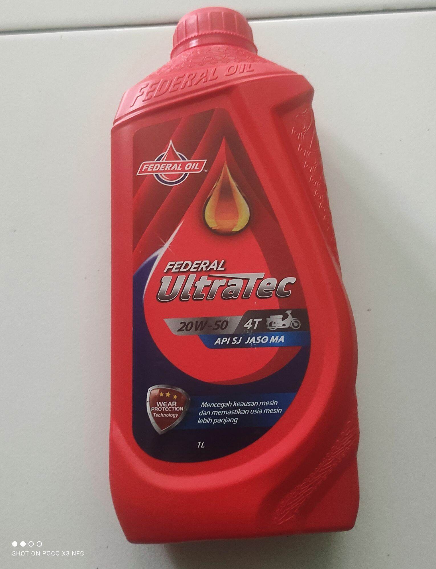 OLI FEDERAL 1LITER FEDERAL ULTRATEC 1LITER OLINYA MOTOR KOPLINGAN MOTOR ...