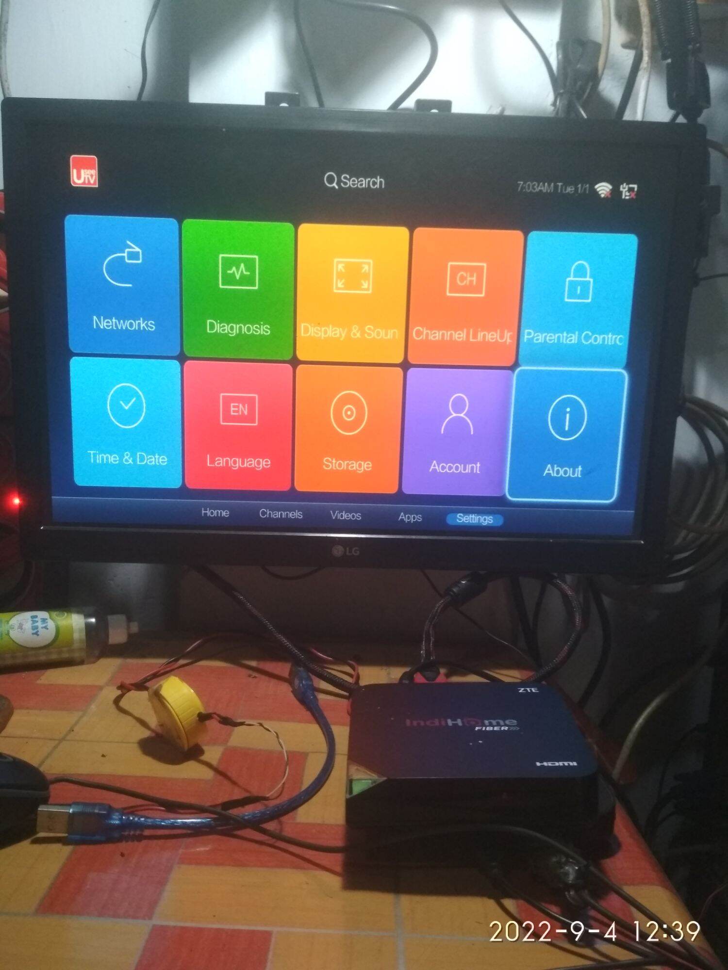 stb indihome ZTE zxv10-b760h b760 b760h bekas original firmware ori ...