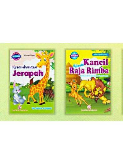 Paket 2 Buku Cerita Anak Bergambar Kesombongan Jerapah-Kancil Melawan ...