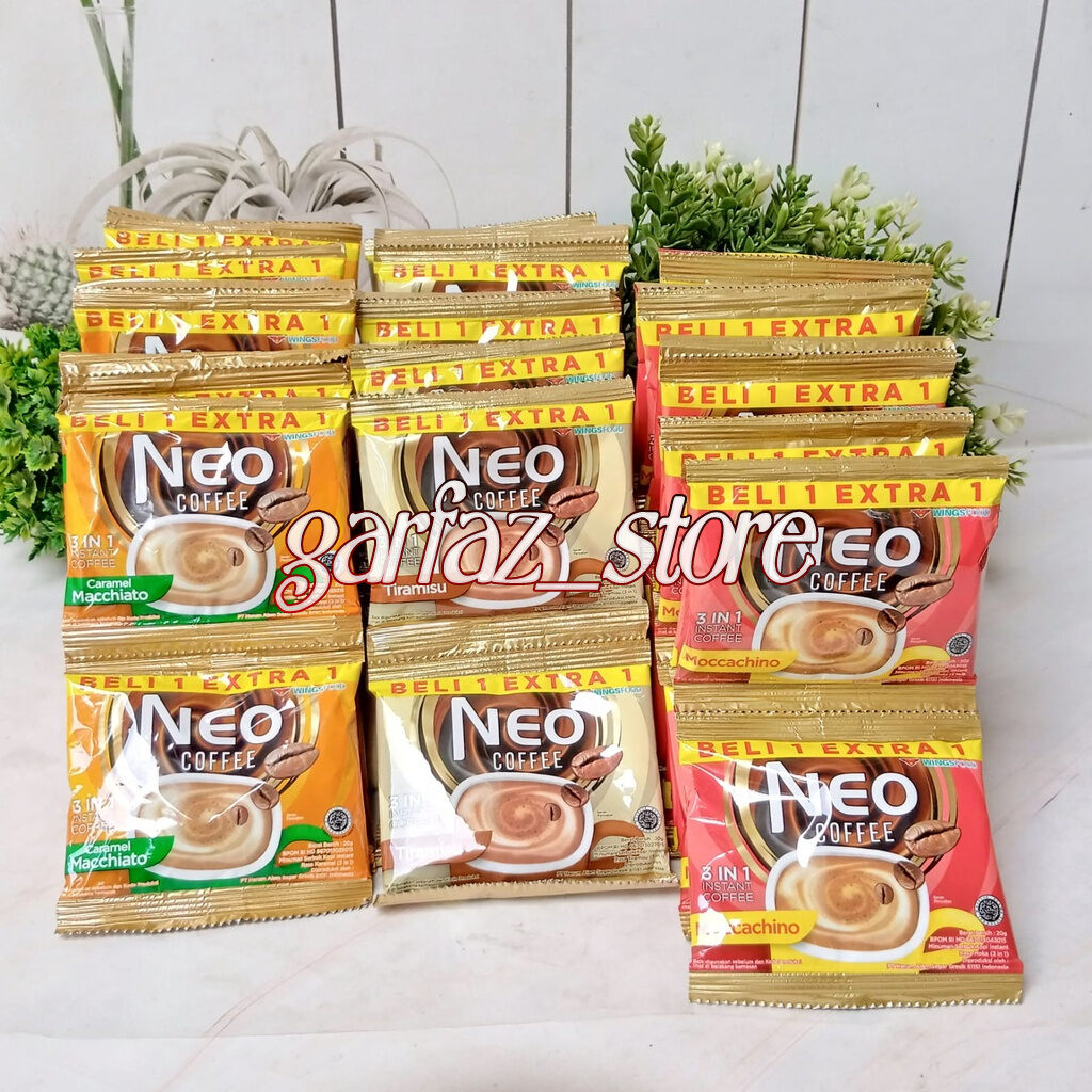 Neo Coffee Renceng isi 15 sachet Caramel Macchiato,Moccachino dan ...