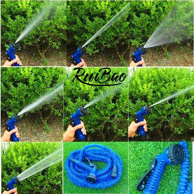 SELANG AIR AJAIB MAGIC ELASTIS HOUSE 15M ALAT SEMPROT SHOWER JET KERAN ...