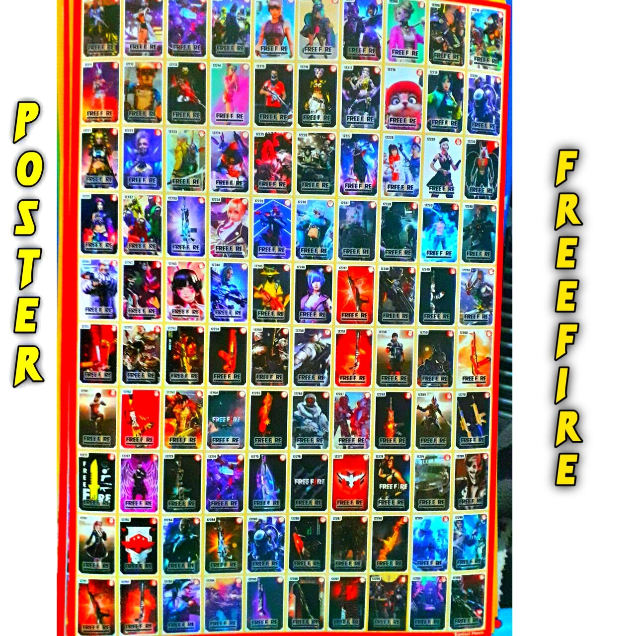 20 LEMBAR gambar foster kartu Gepok isi 100 / Gambar kartu Gepok ...