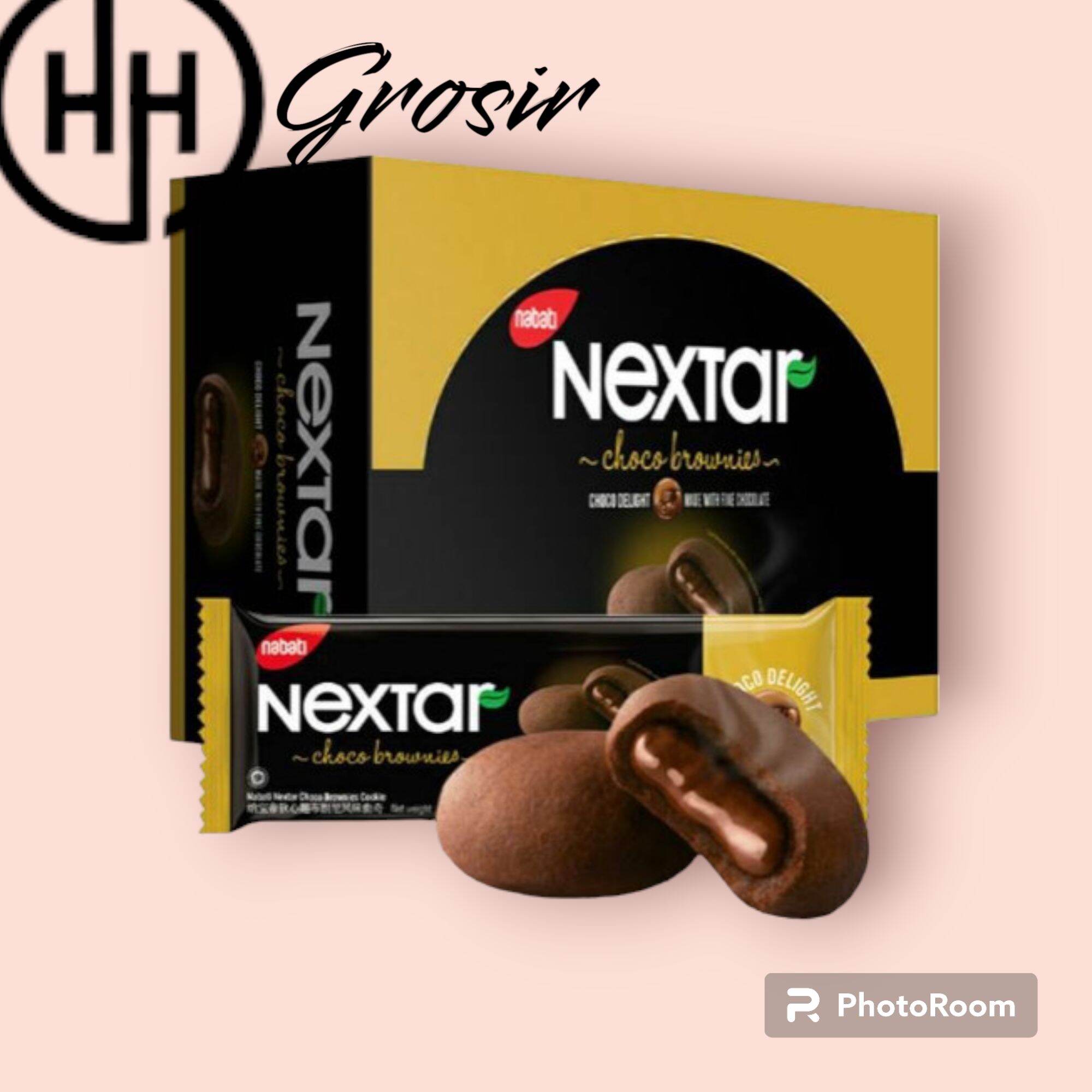 NEXTAR BROWNIES COKLAT Box ISI 10 pcs / Snack Nextar Coklat Jajanan ...