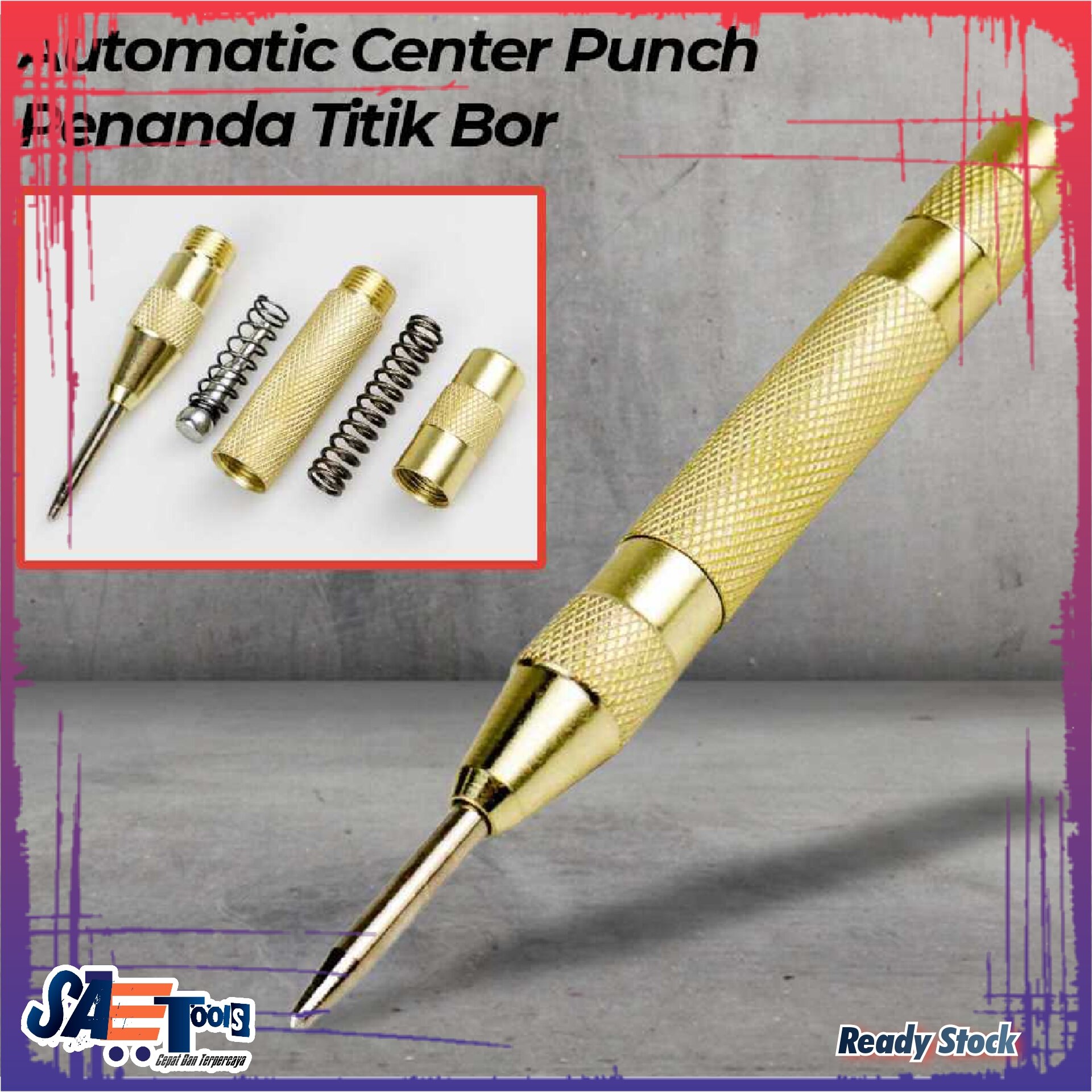 Center Punch Automatic Drip Penanda Titik untuk Bor | Lazada Indonesia