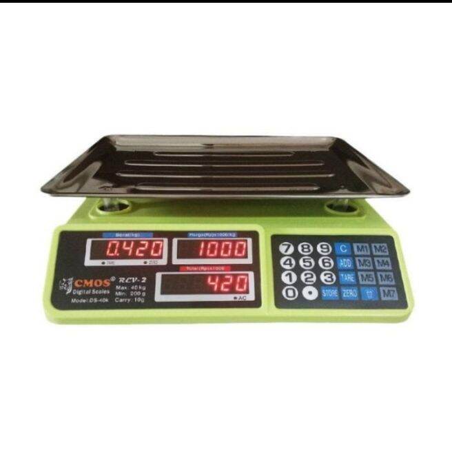 CMOS Timbangan Digital Scale DS-40K | Timbangan Dapur 40 KG | Lazada ...