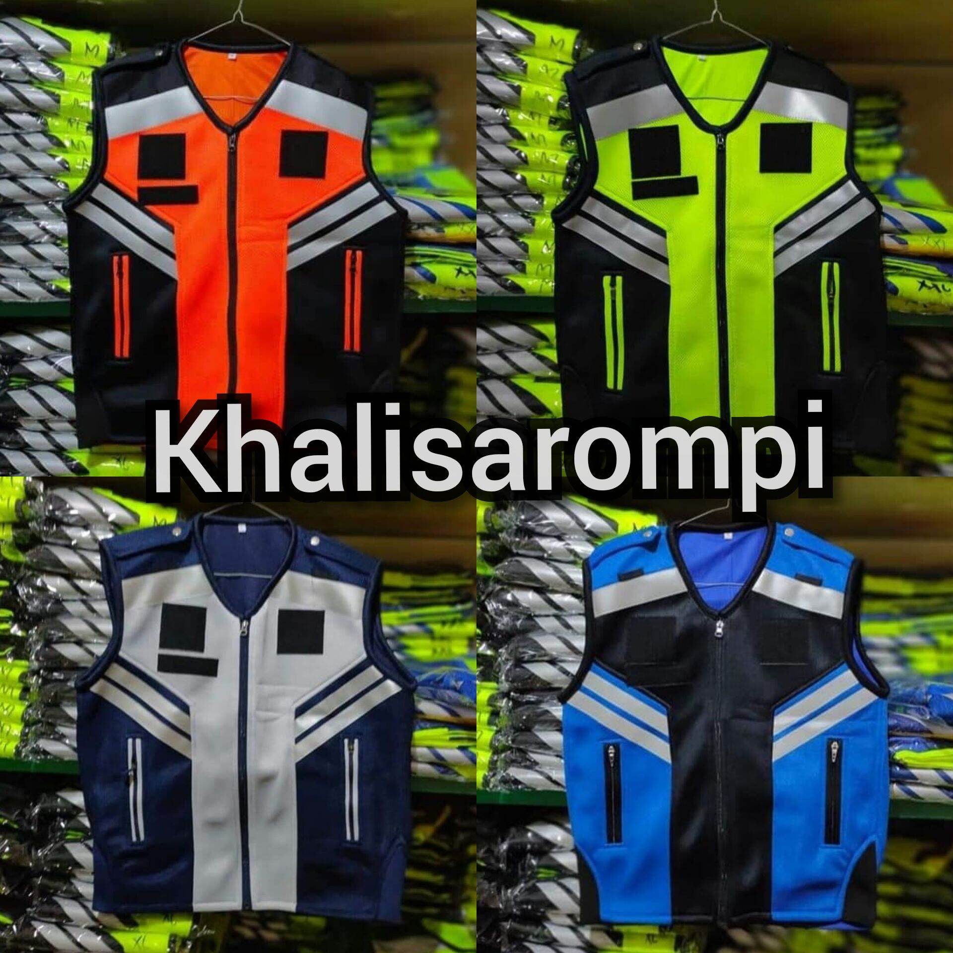 Rompi Polos Rompi lapangan Rompi Proyek Bahan Tebal | Lazada Indonesia