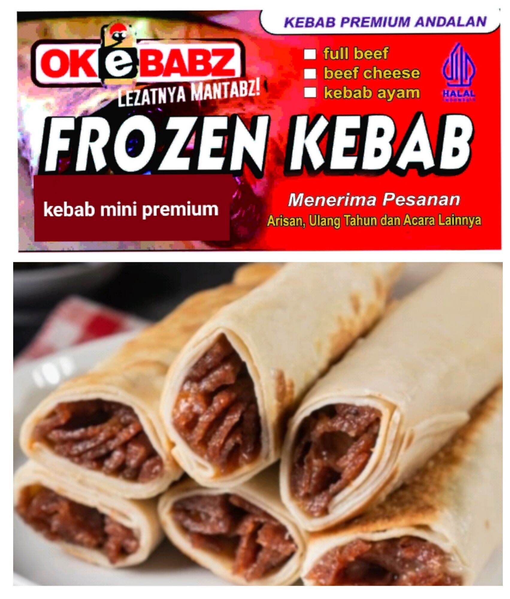 kebab mini/kebab frozen mini premium isi 10 pcs | Lazada Indonesia