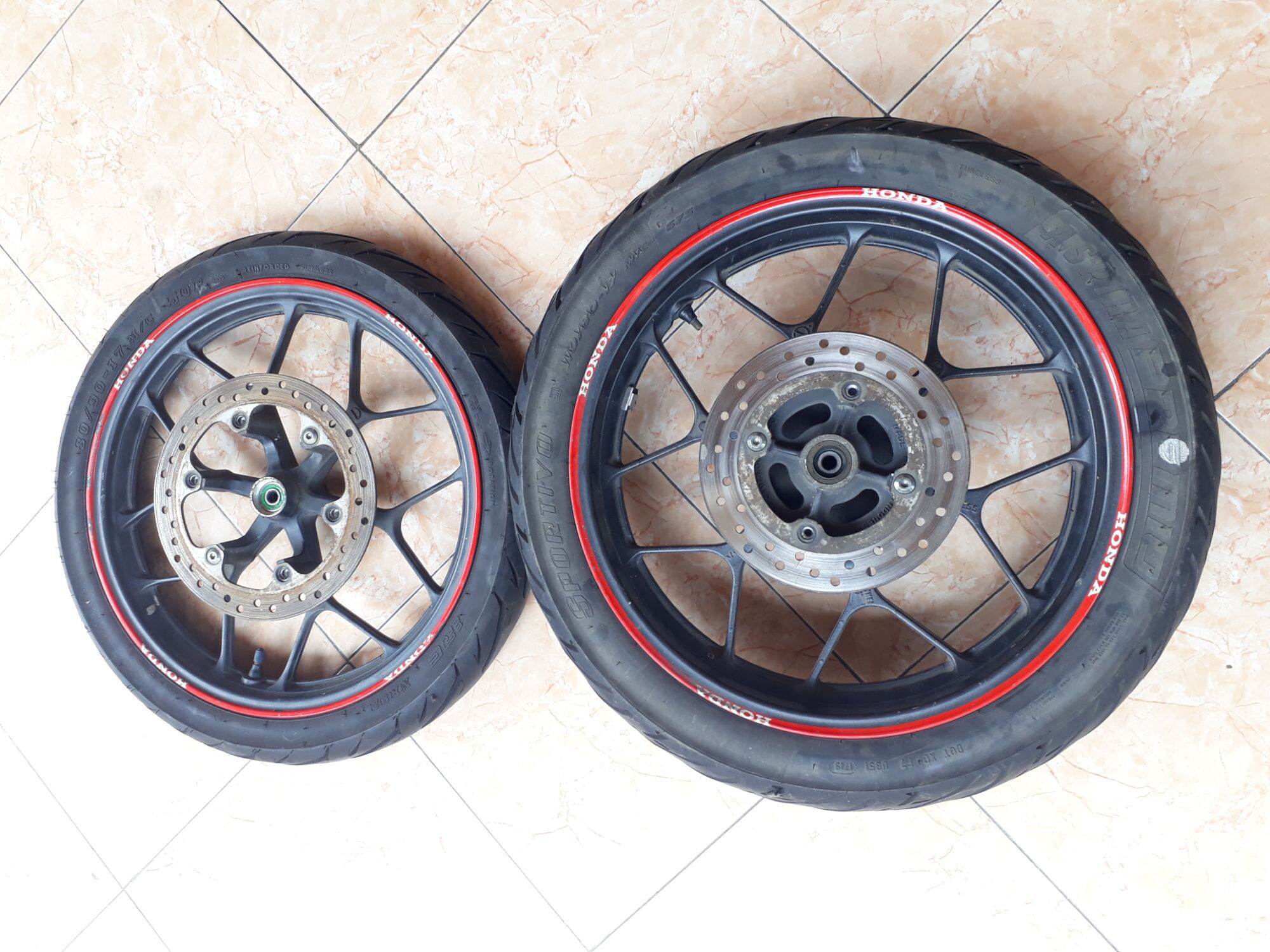 velg racing sepasang honda supraGTR150 supraGTR supra GTR 150 original ...