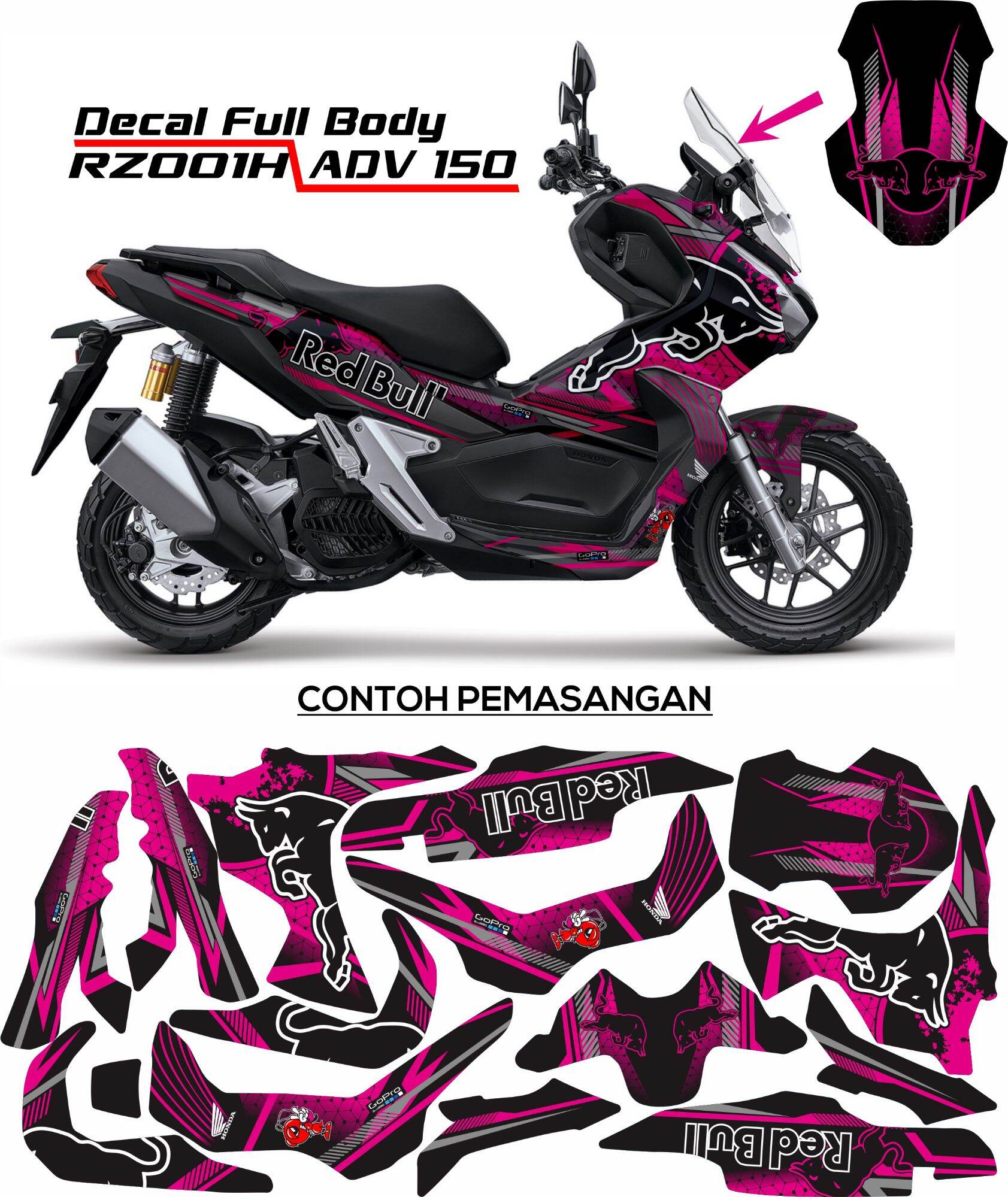 striping adv 150 full body decal adv 150 full body variasi adv 150 full ...