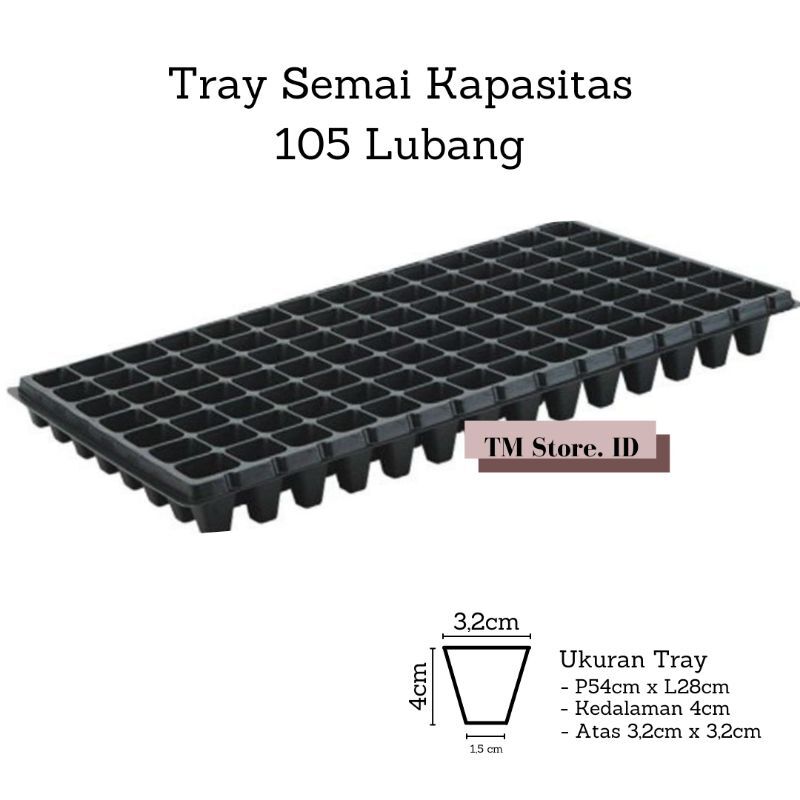 TRAY SEMAI 105 LUBANG TEBAL DAN BAGUS | Lazada Indonesia