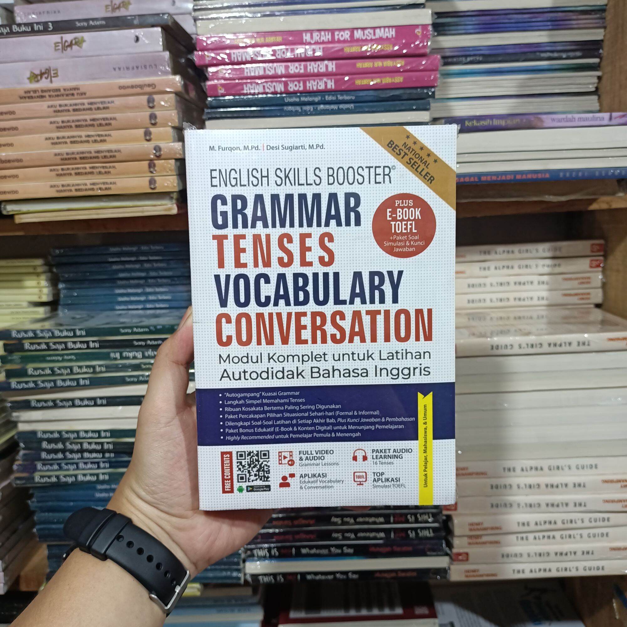 Buku Grammar Tenses Vocabulary Conversation | English Skill Booster | Lazada Indonesia