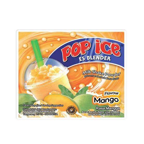 pop ice mango 25gr 1 renteng 10 sachet | Lazada Indonesia