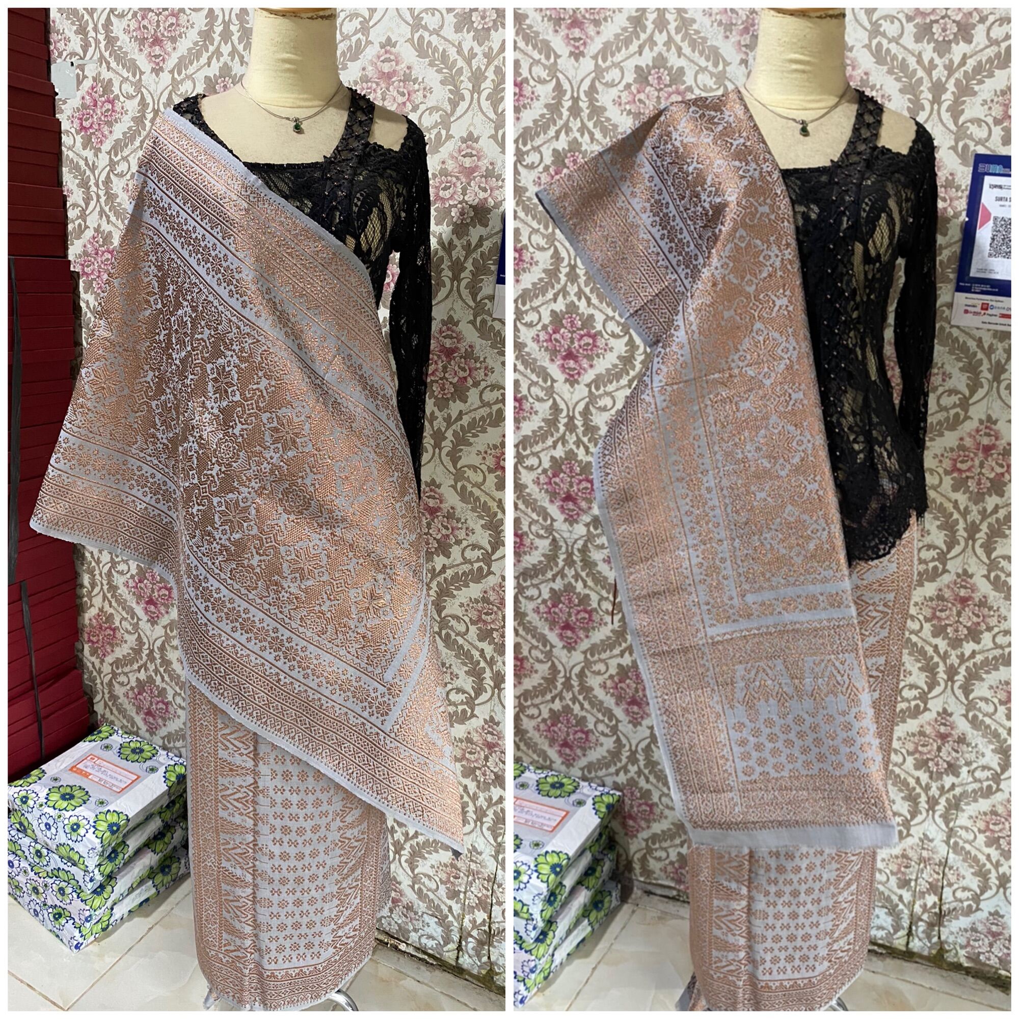Songket Palembang Lepus tembaga pewarna alam | Lazada Indonesia