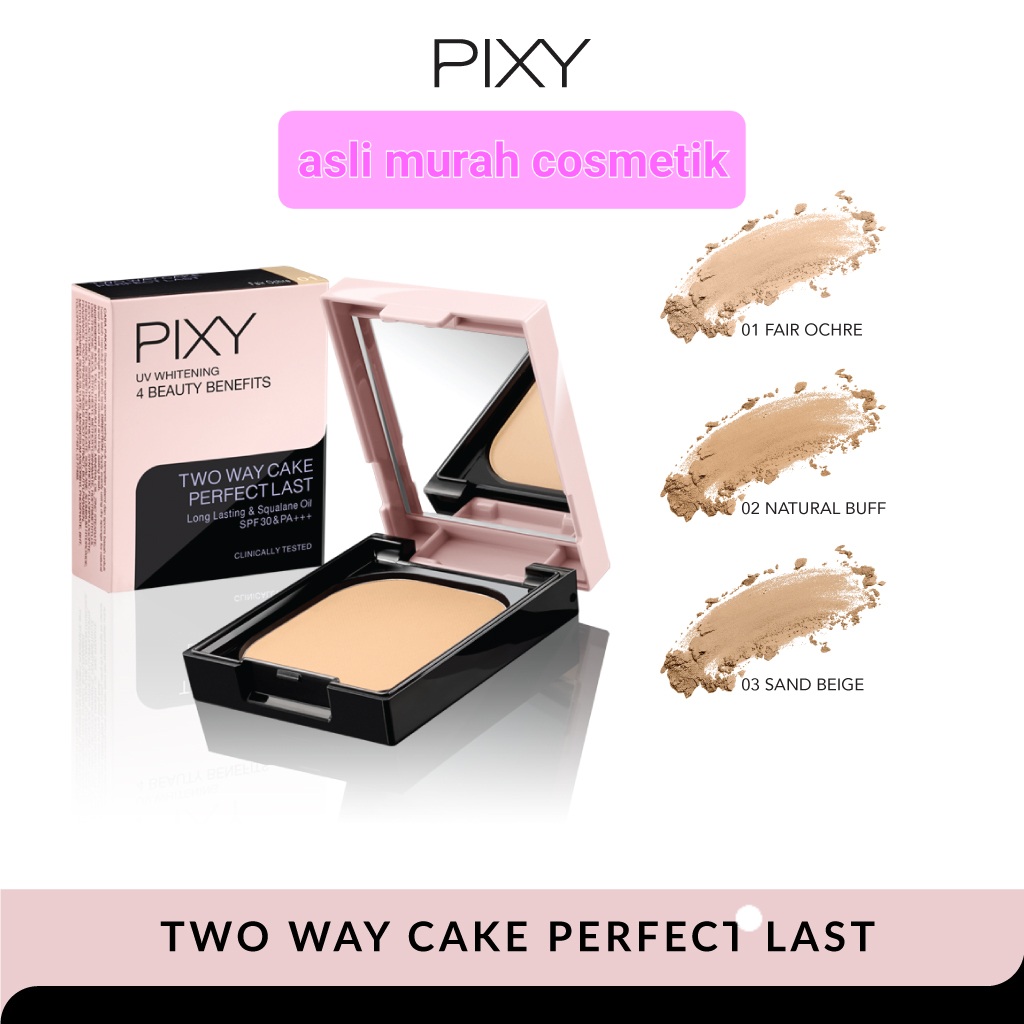 Pixy 4 Beauty Benefits Two Way Cake Perfect Last | REFILL | Lazada ...