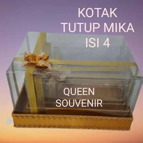SOUVENIR/ parcel/ BOX HANTARAN PERNIKAHAN KOTAK SESERAHAN MIKA 1 SETT ...