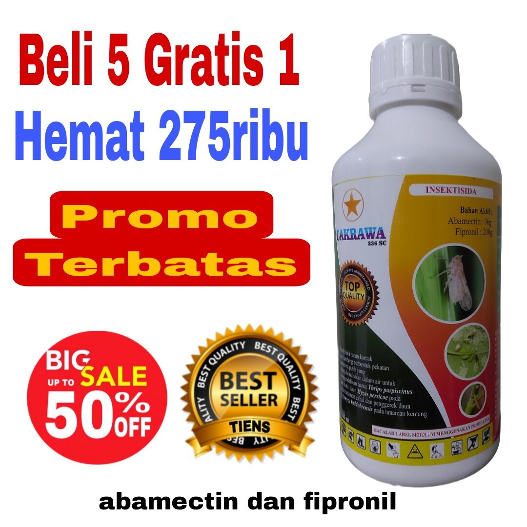 INSEKTISIDA ABAMEKTIN FIPRONIL CAKRAWA 236 SC 1L/AMISTARTOP/SCORE/FILIA ...