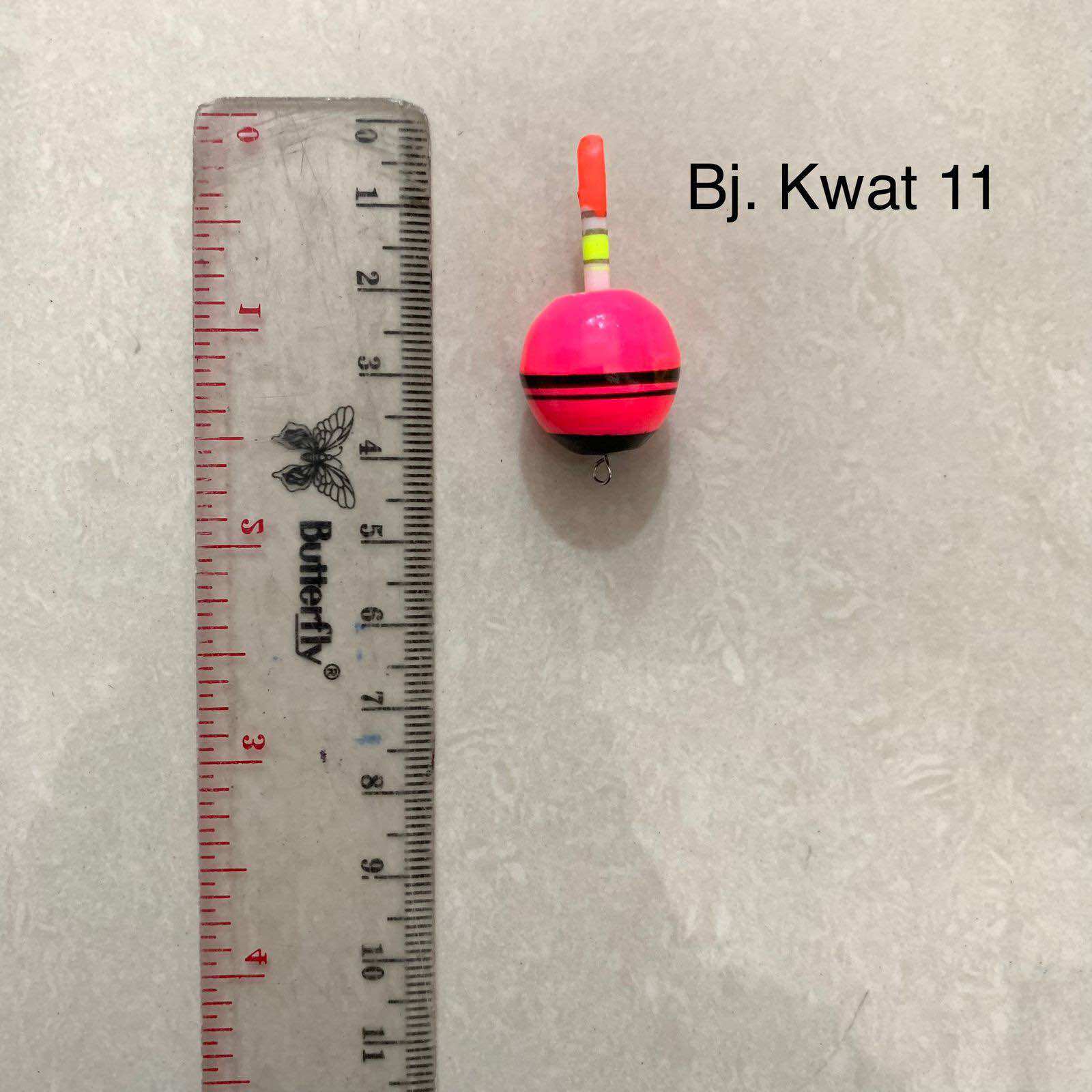 Pelampung pancing bahan kayu model bulat longjong bagian bawah tipe ...