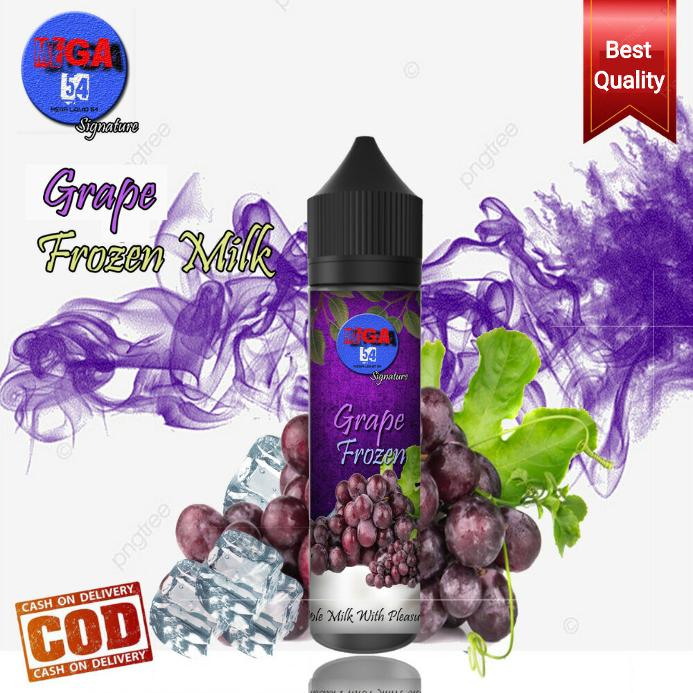 LIQUID60ML GRAPE FROZEN MILK BUKAN 100ML NON NIK NON CUKAI/LIQUIDS ...