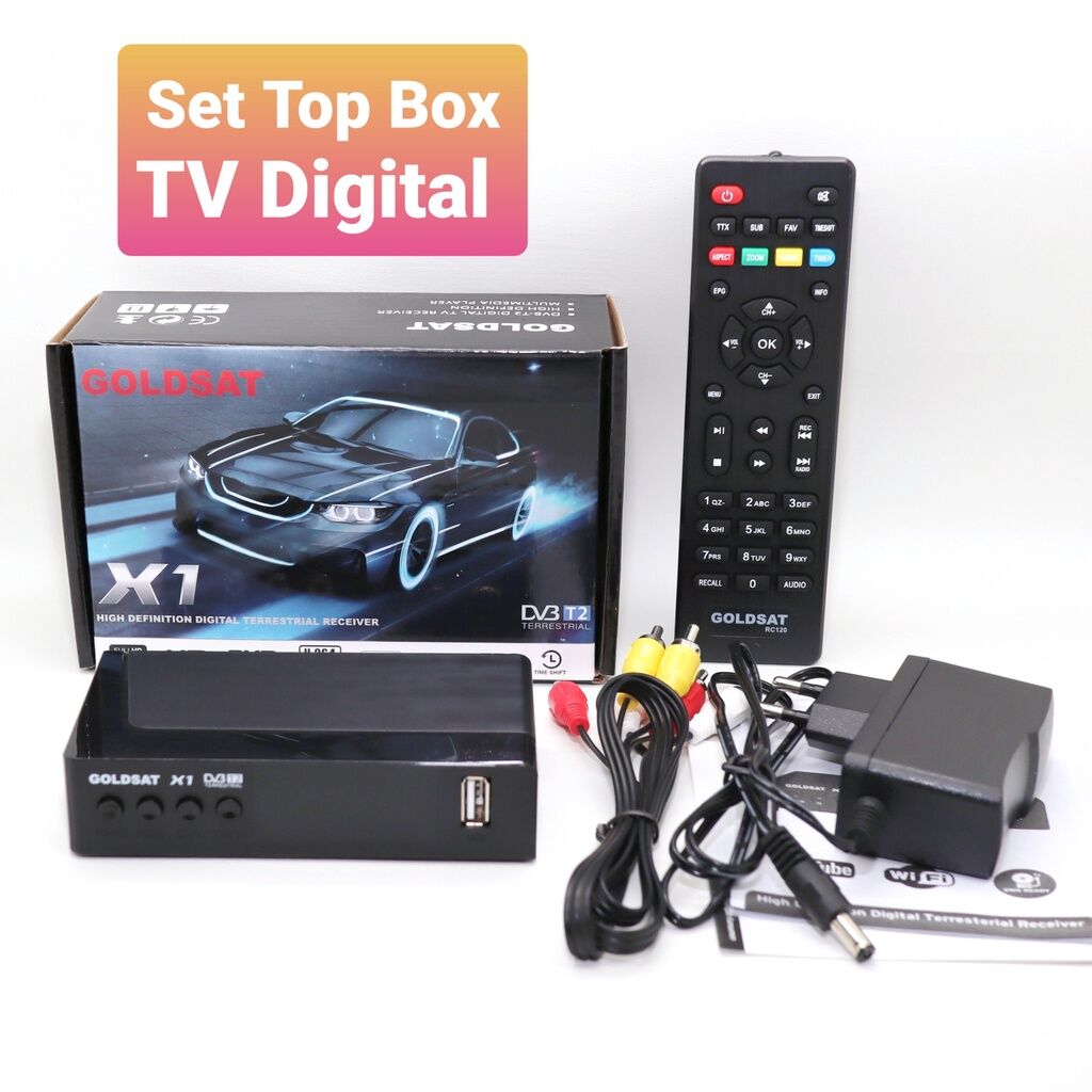 SET TOP BOX TV DIGITAL GOLDSAT X1 / STB DVB T2 | Lazada Indonesia