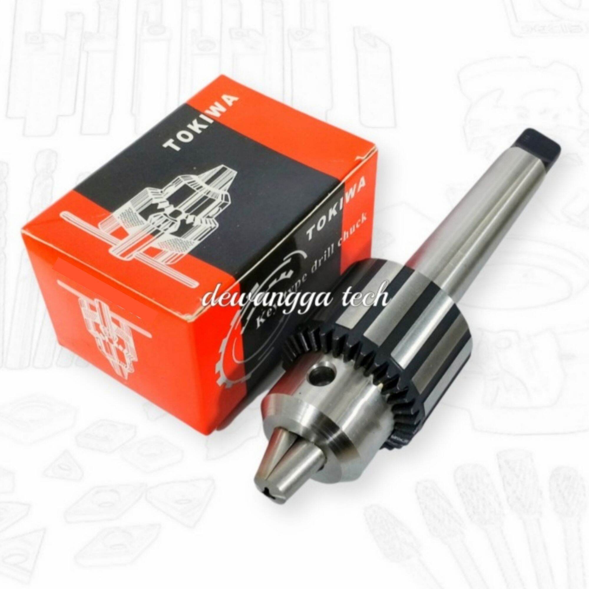 SET Chuck drill 3 - 16 mm Arbor MT4 Hower bor untuk mesin bubut mesin ...