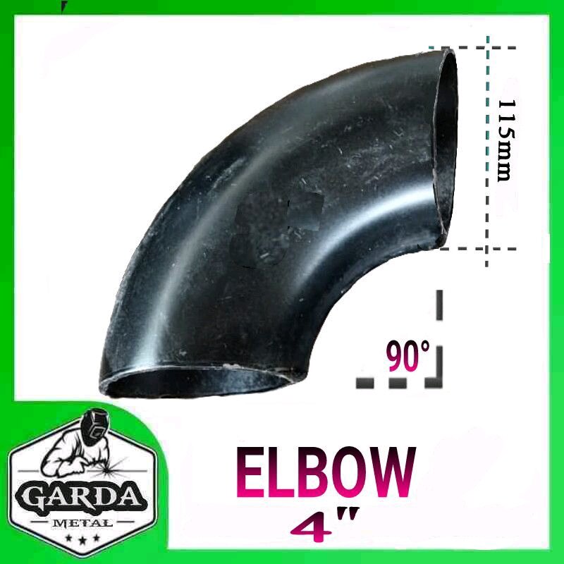 Elbow pipa besi las keni pipa besi lasbow Lbow ukuran 4" inch | Lazada ...